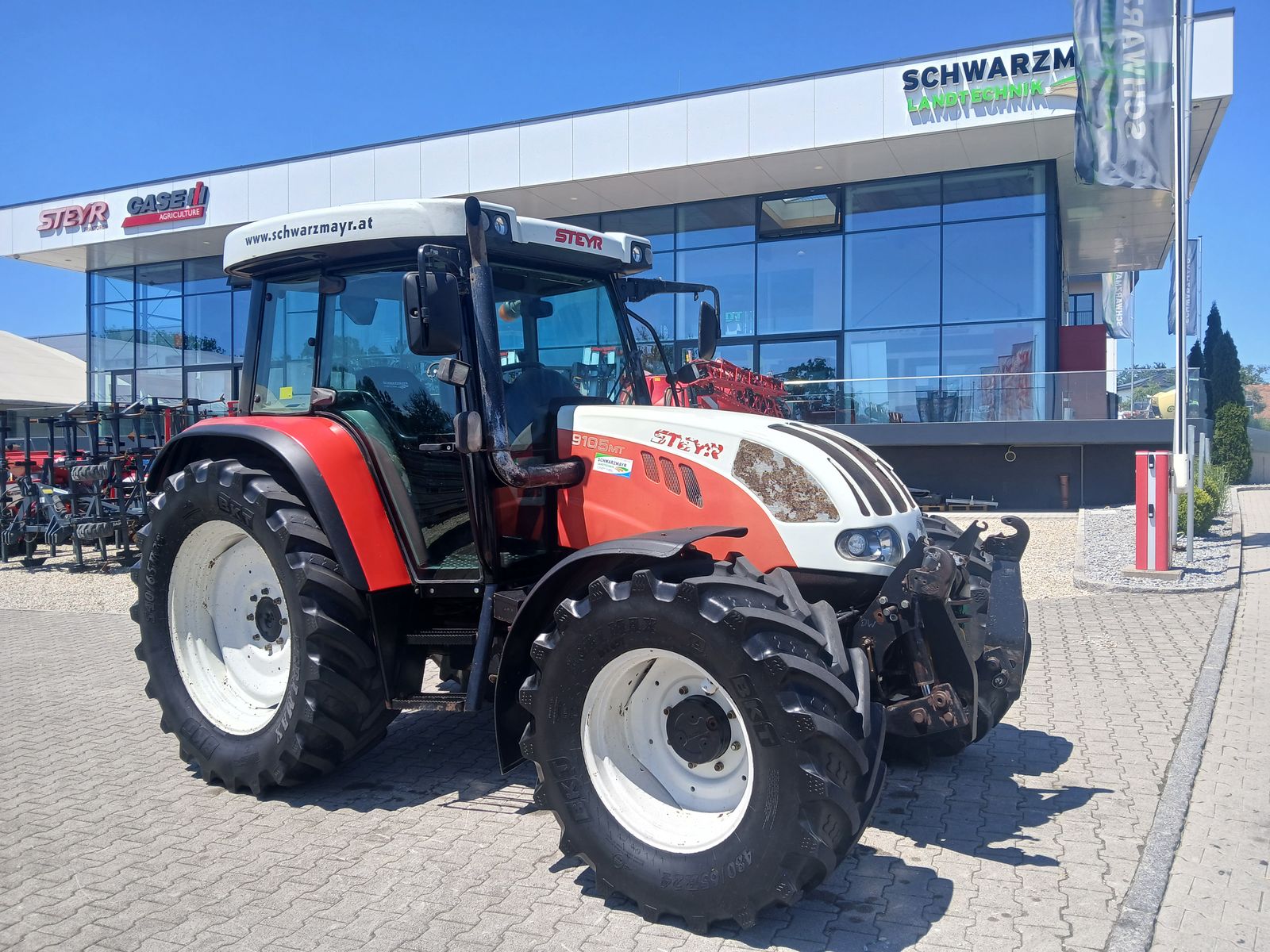 Steyr 9105 MT Profi - Außenbedienung Heckhydraulik - Landwirt.com